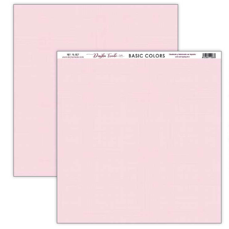 Pack Papel Scrap Liso Textura Tela Rosa Claro Dayka Trade – Creastu ...